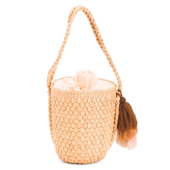 Bags | Nwt Woven Bucket Bag | Poshmark